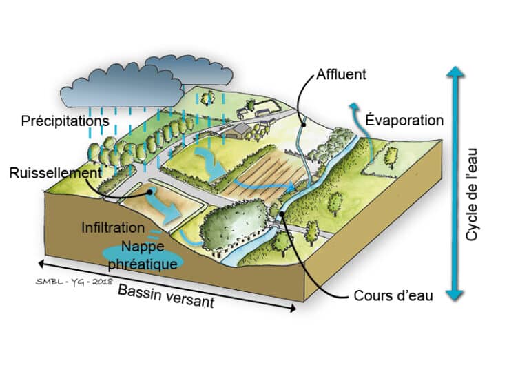 Le cycle naturel de l’eau | Syndicat des Eaux du Bas-Léon